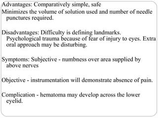 Maxillary injection techniques | PPT
