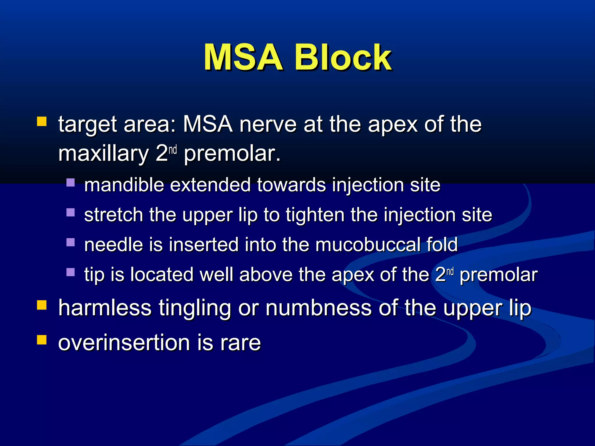 Maxillary Local Anesthesia | PPT