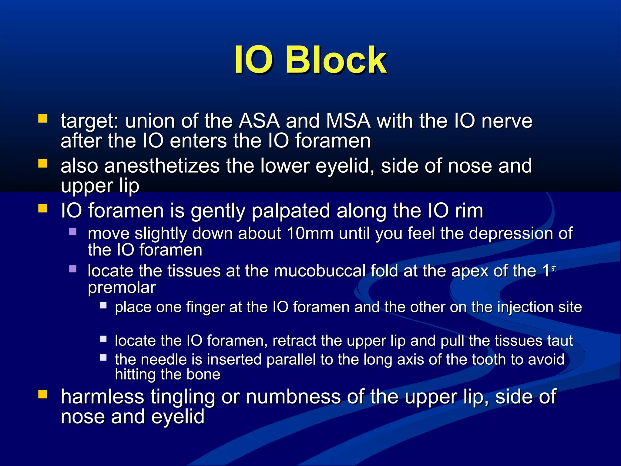 Maxillary Local Anesthesia | PPT
