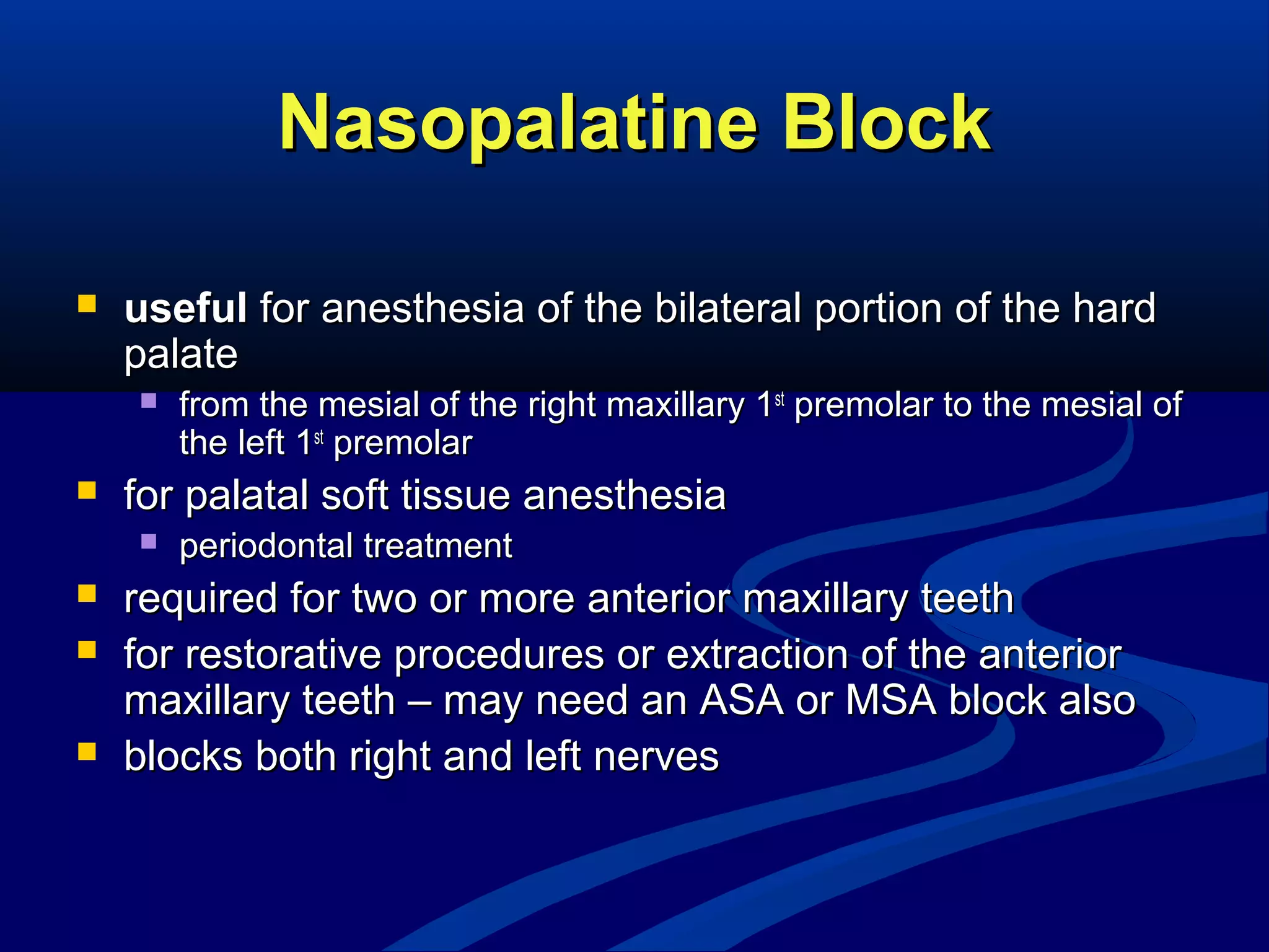 Maxillary Local Anesthesia | PPT