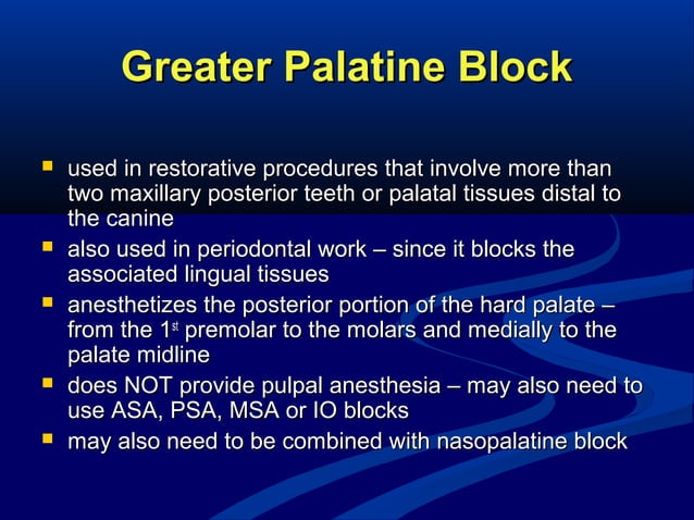 Maxillary Local Anesthesia | PPT
