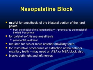 Maxillary Local Anesthesia | PPT