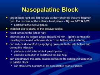 Maxillary Local Anesthesia | PPT