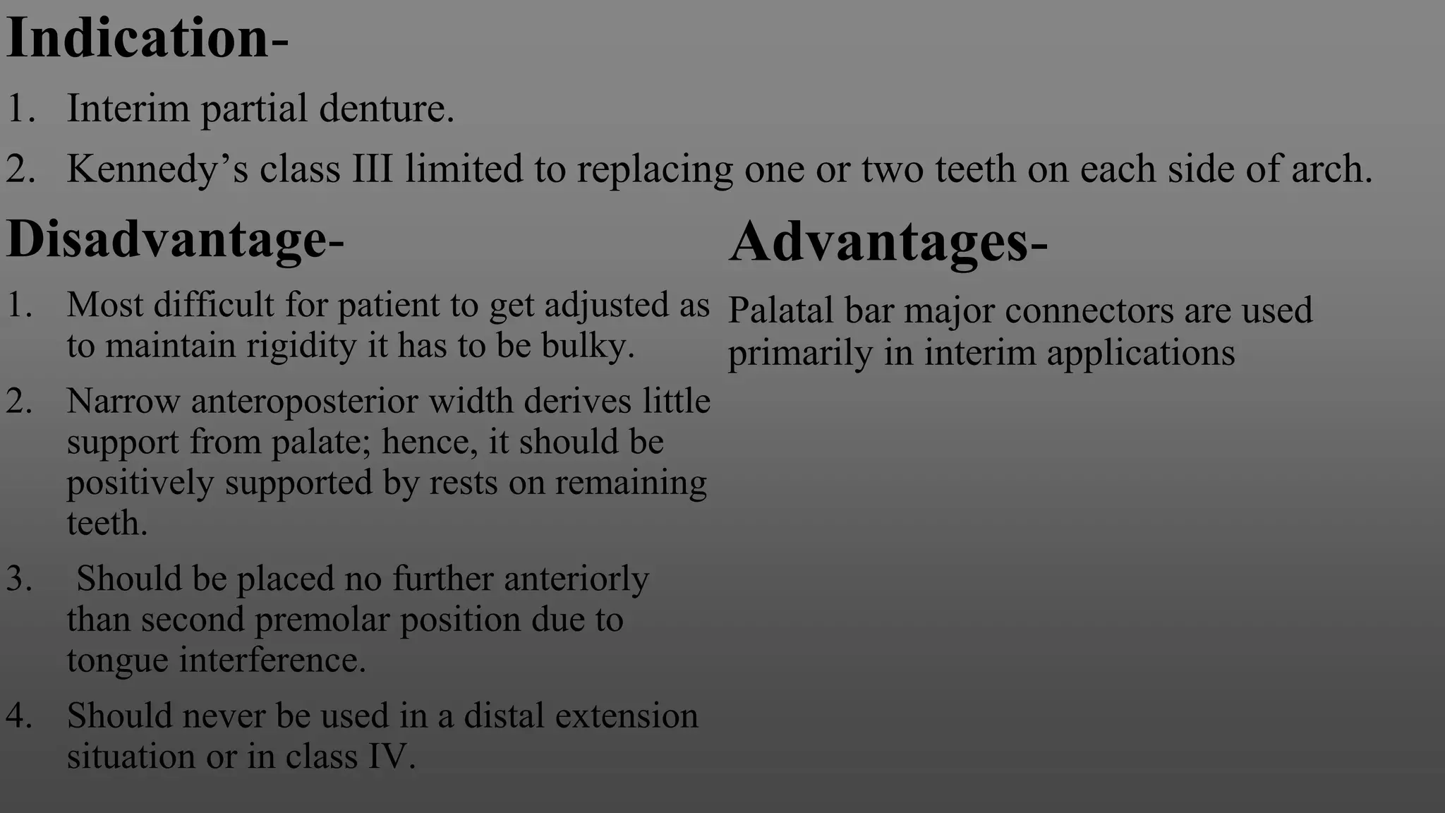 Maxillary major connectors | PPTX