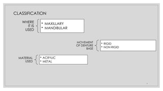 MAXILLARY MAJOR CONNECTORS IN CPD PROSTHO | PPTX