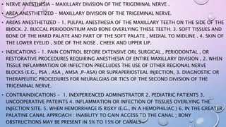 Maxillary nerve block | PPTX