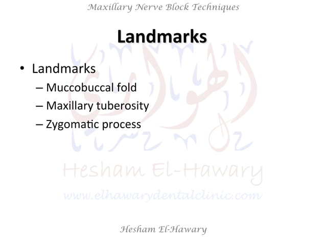 Maxillary nerve block anesthetic technique (with photos) | PDF | Ear ...