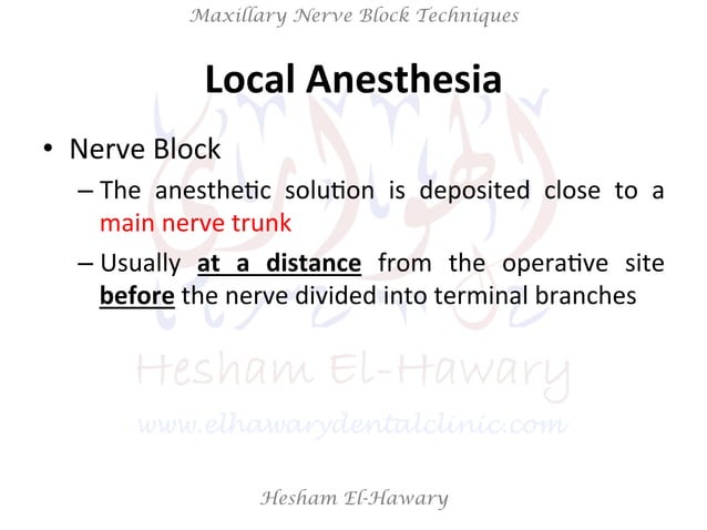 Maxillary nerve block anesthetic technique (with photos) | PDF | Ear ...