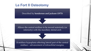 Maxillary orthognathic surgery | PPTX