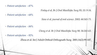 Maxillary orthognathic surgery | PPTX