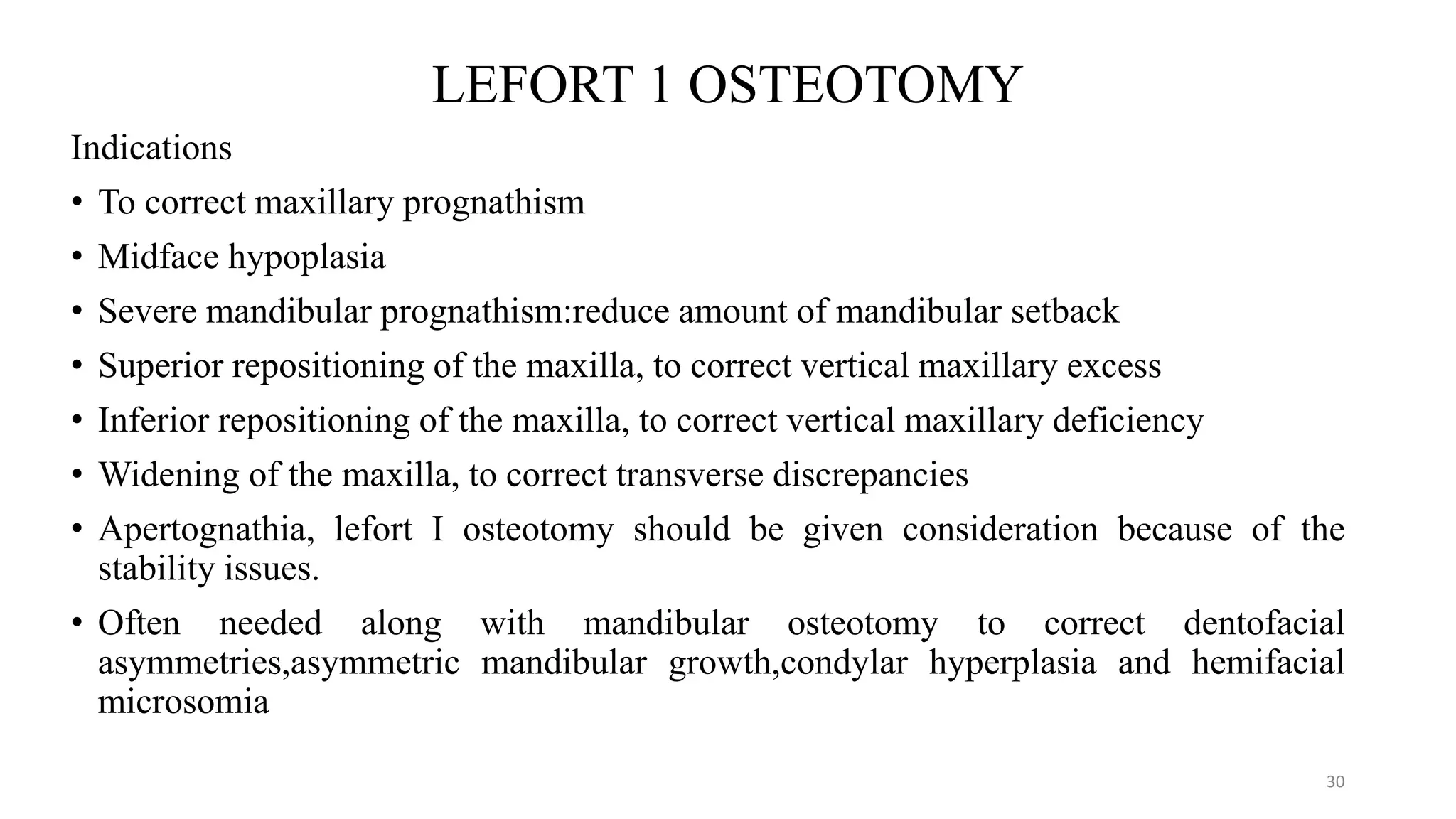 Maxillary osteotomies procedure | PPTX