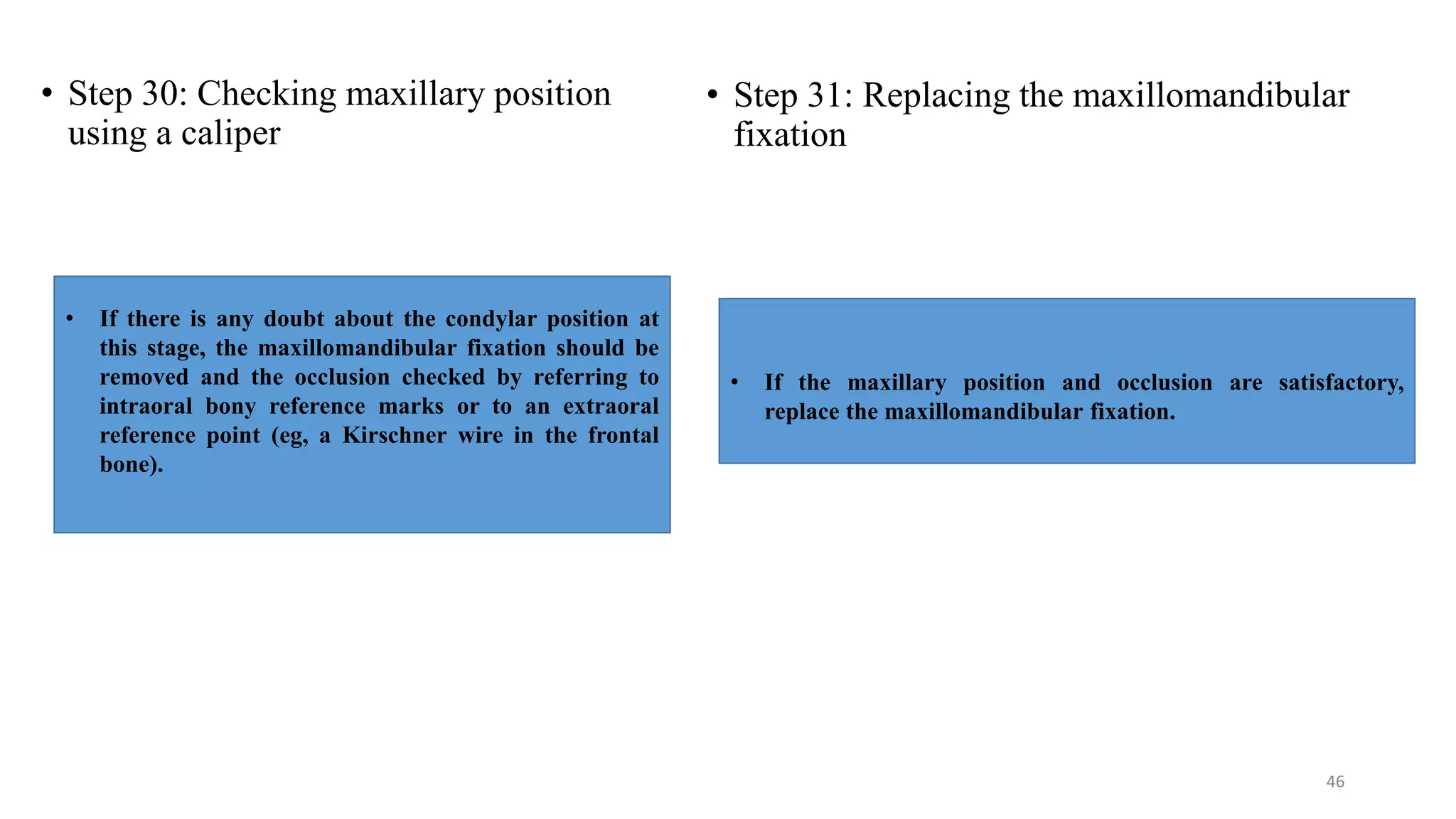 Maxillary osteotomies procedure | PPTX