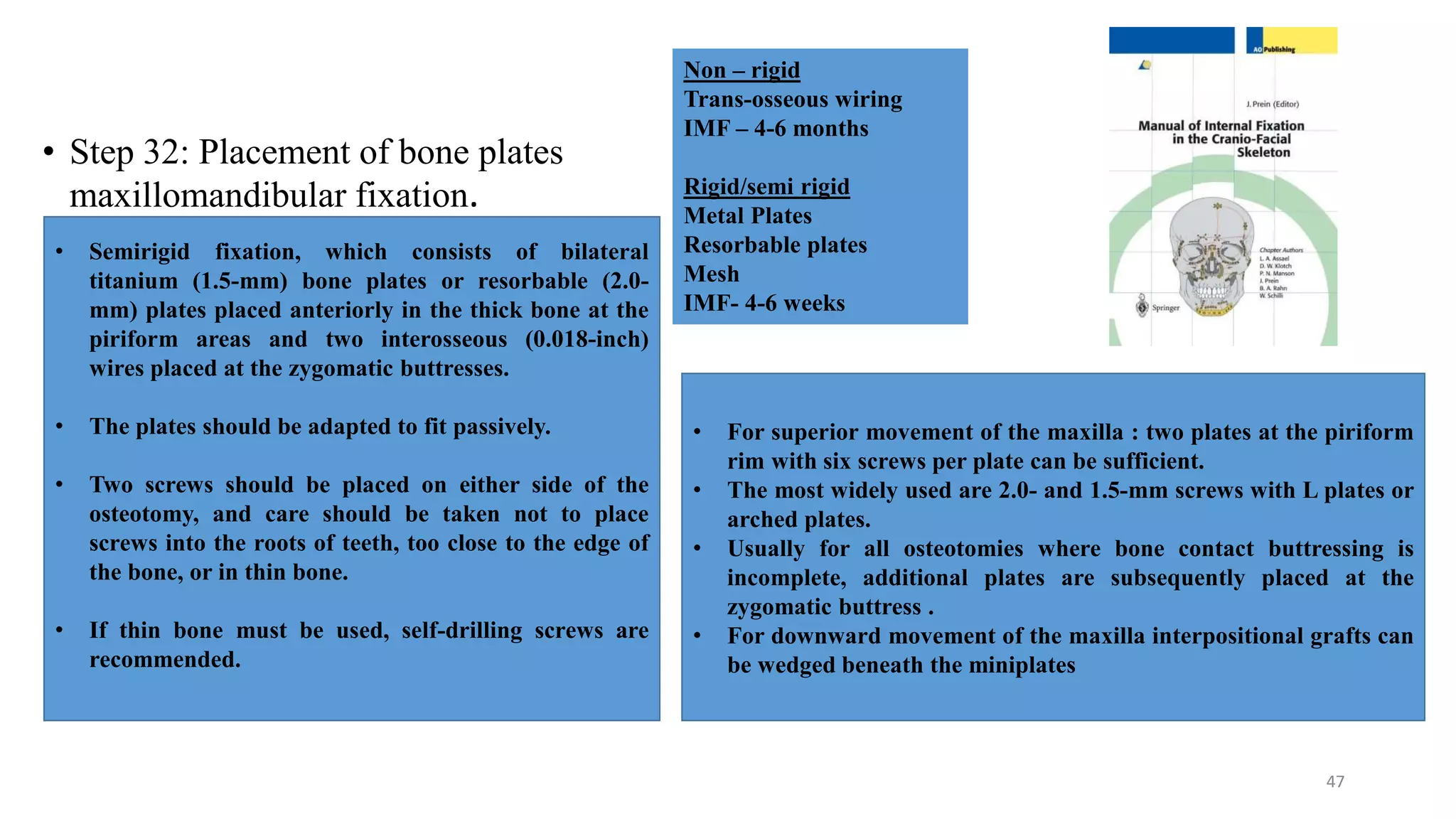 Maxillary osteotomies procedure | PPTX