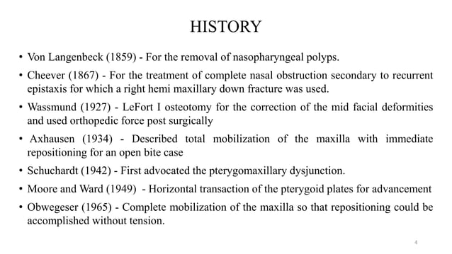 Maxillary osteotomies procedure | PPTX