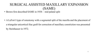 Maxillary osteotomies procedure | PPTX