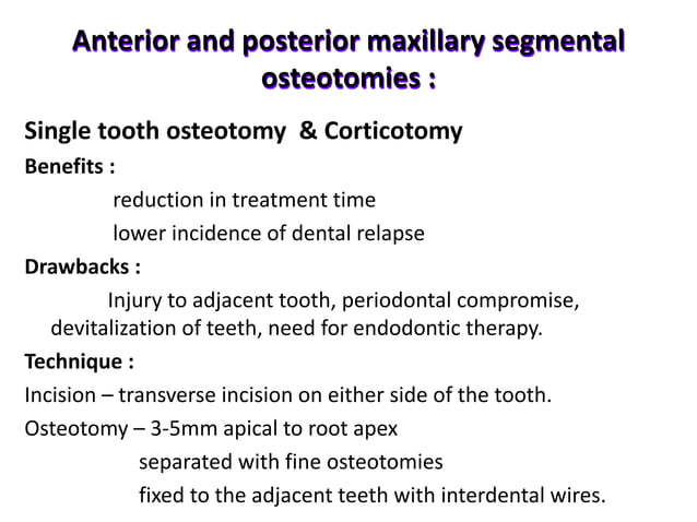 Maxillary Osteotomies & Associated Surgical complications | PPTX | Bone ...