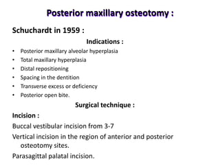 Maxillary Osteotomies & Associated Surgical complications | PPTX