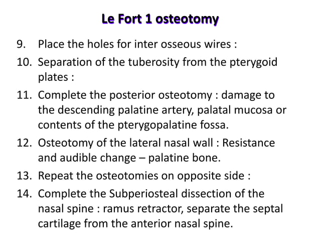 Maxillary Osteotomies & Associated Surgical complications | PPTX | Bone ...