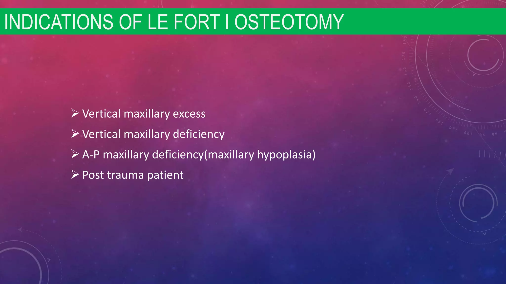 Maxillary osteotomy | PPTX