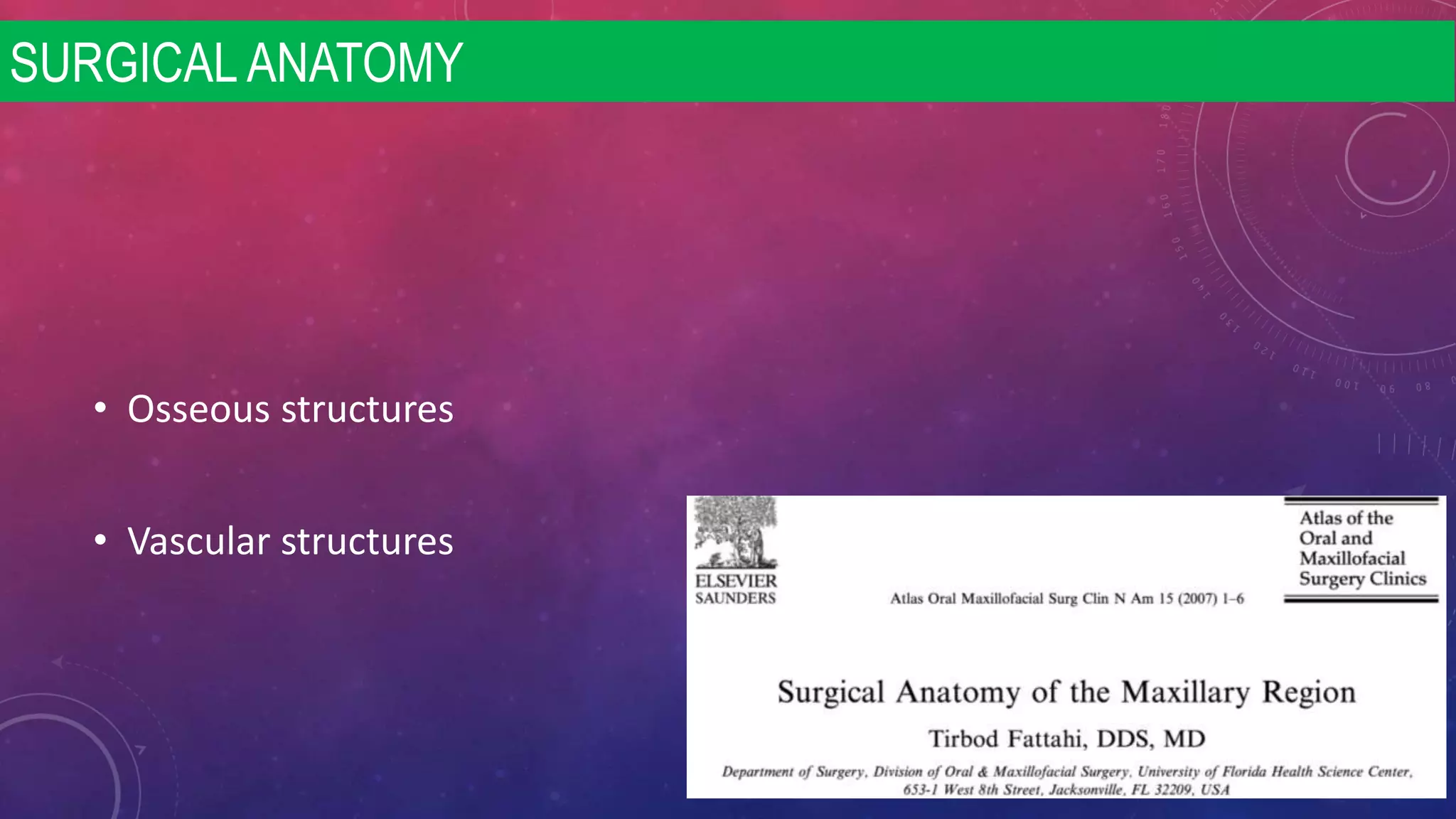Maxillary osteotomy | PPTX
