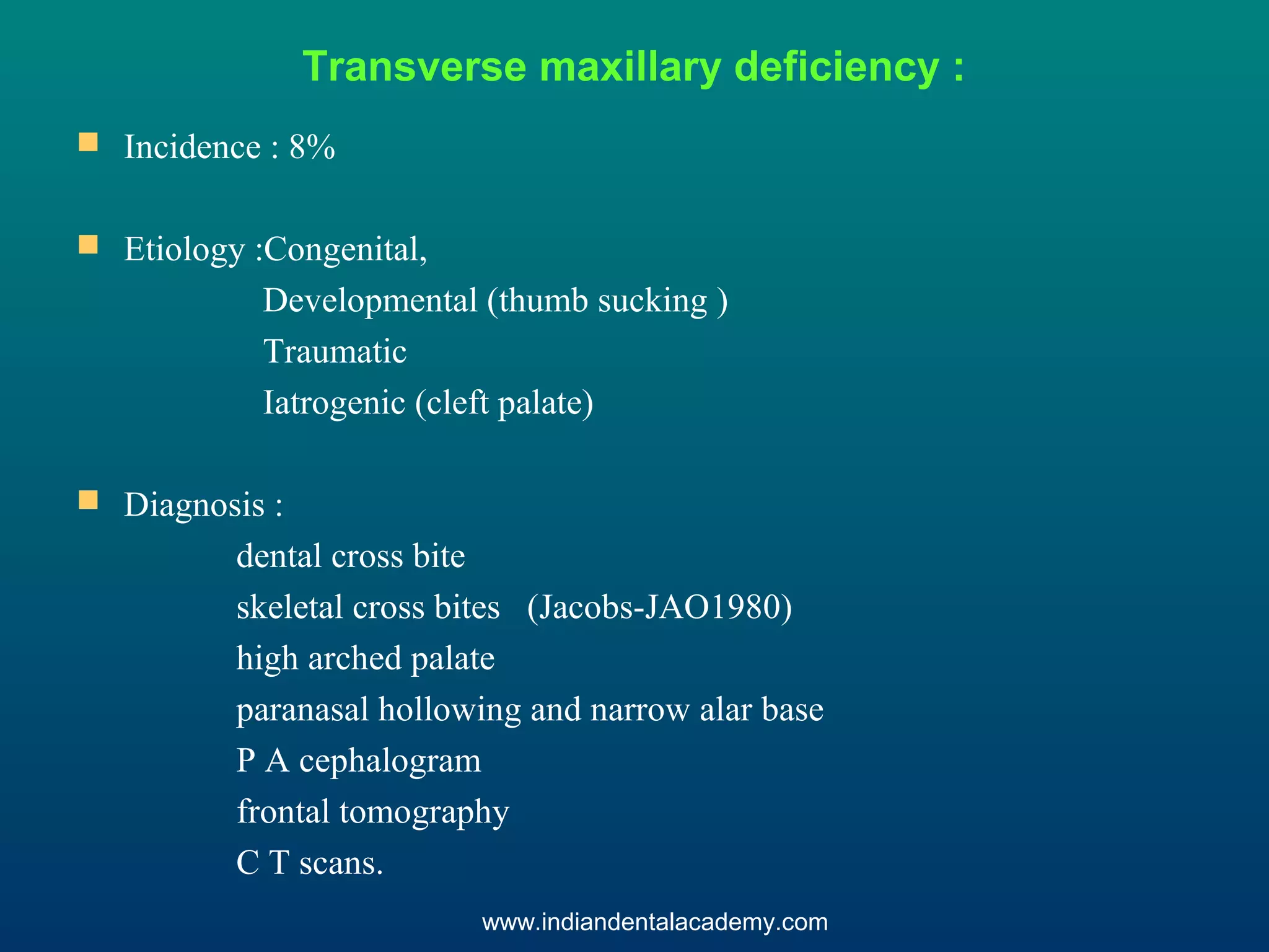 Maxillary procedures and soft tissue changes /certified fixed ...