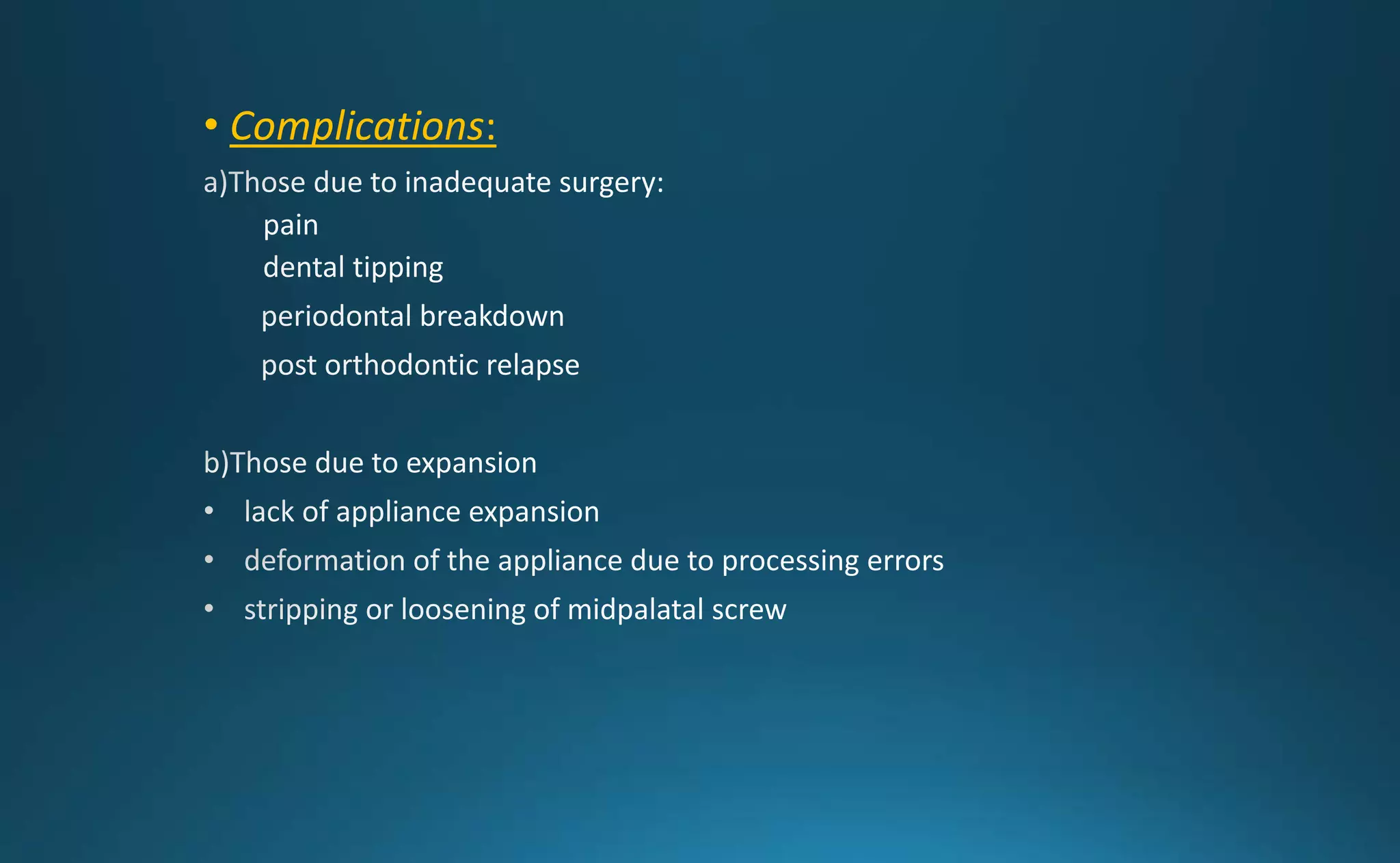 Maxillary procedures and soft tissue changes | PPTX