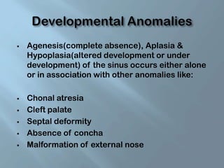 Maxillary Sinus | PPTX
