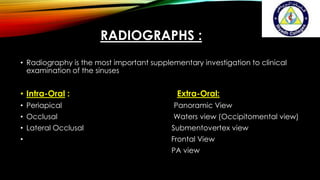 Maxillary sinus | PPTX