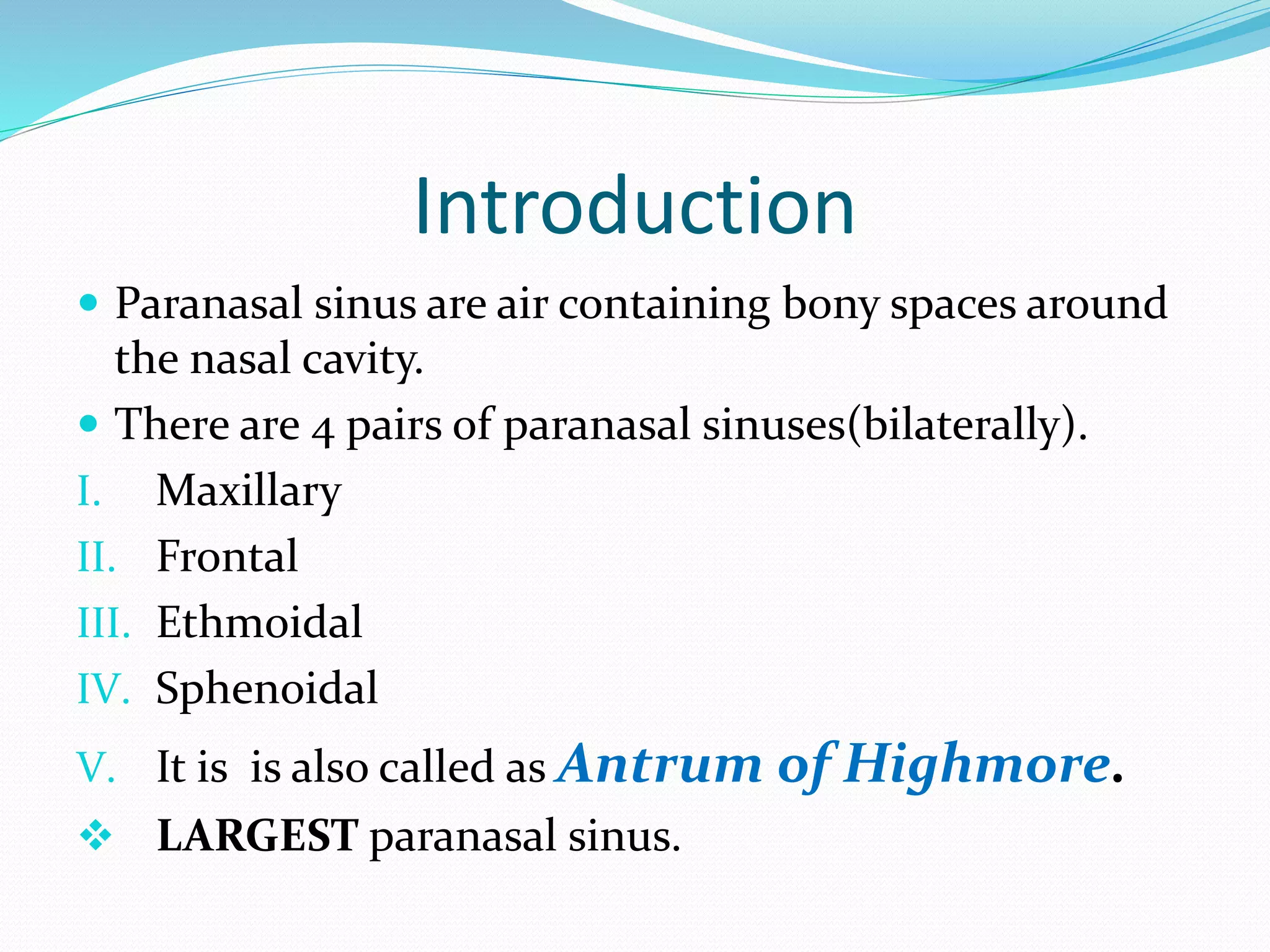 Maxillary sinus.pptx gaurav | PPTX