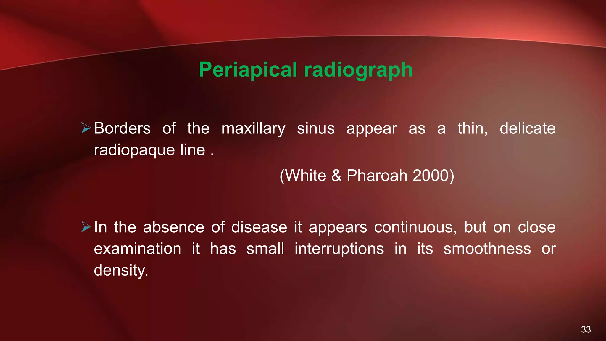 Maxillary sinus | PPTX
