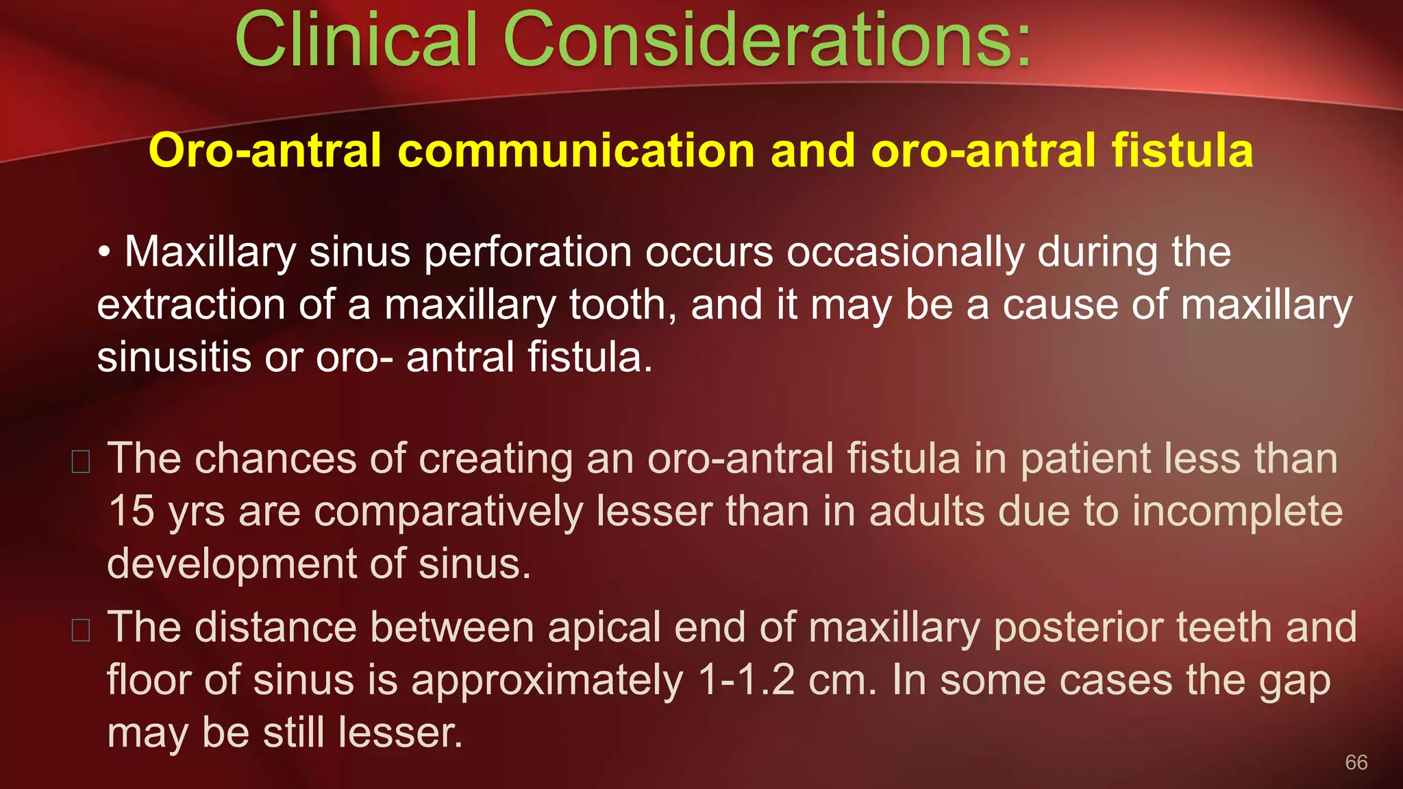 Maxillary sinus | PPTX
