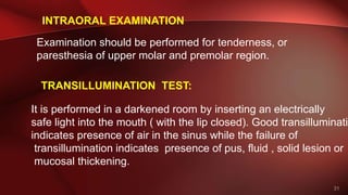 Maxillary sinus | PPTX