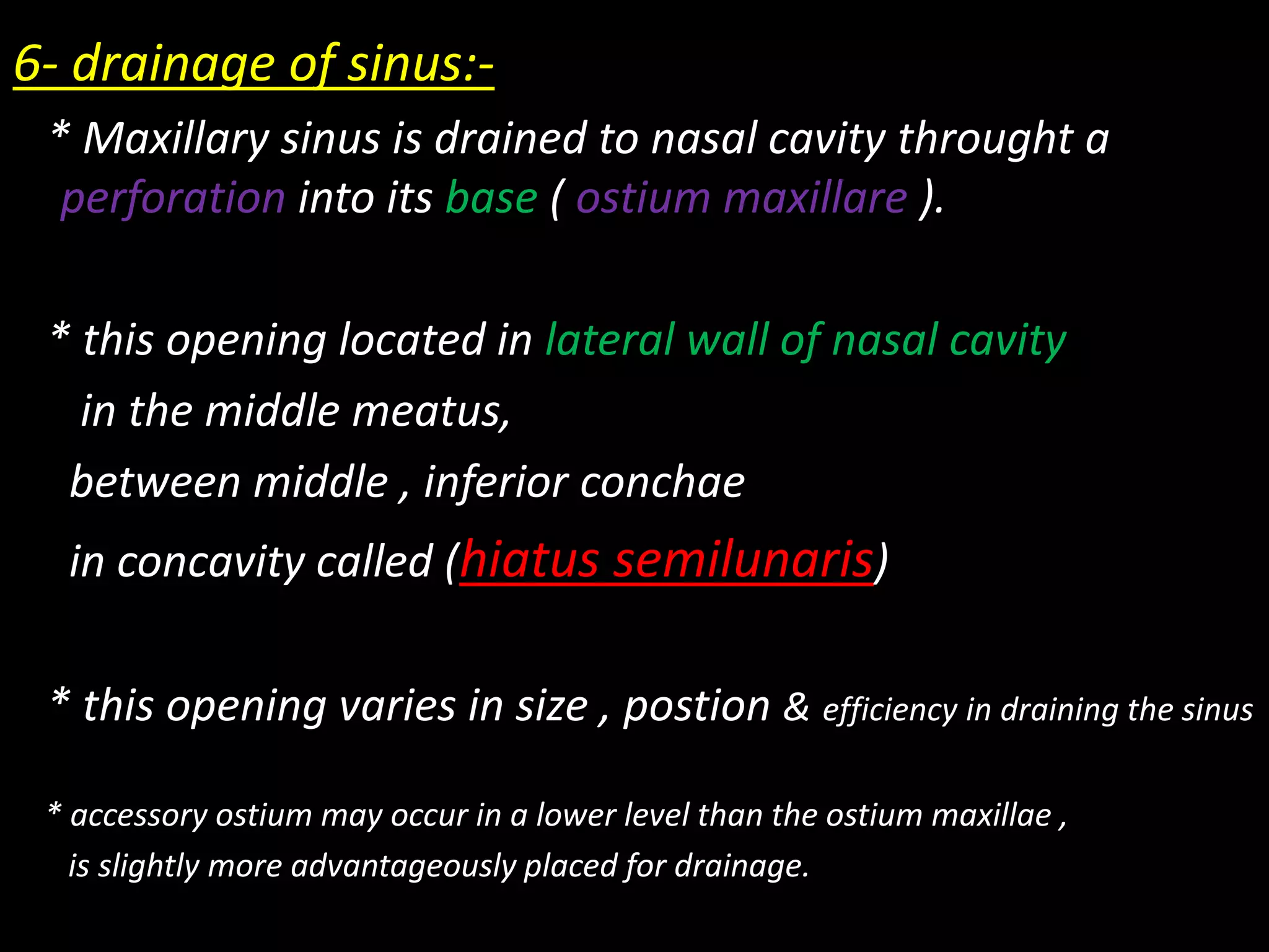 Maxillary sinus | PPTX