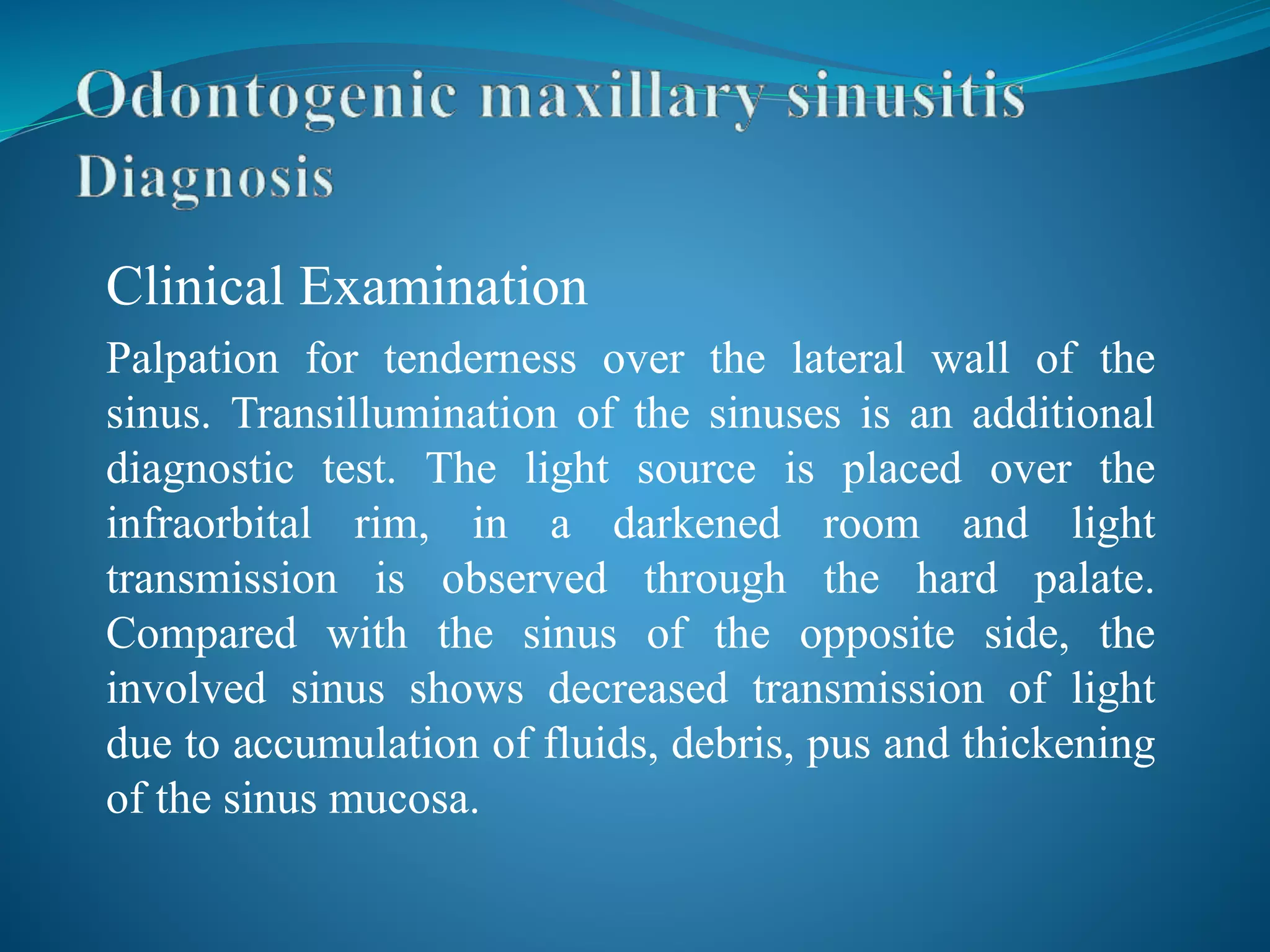 Maxillary Sinus | PPTX