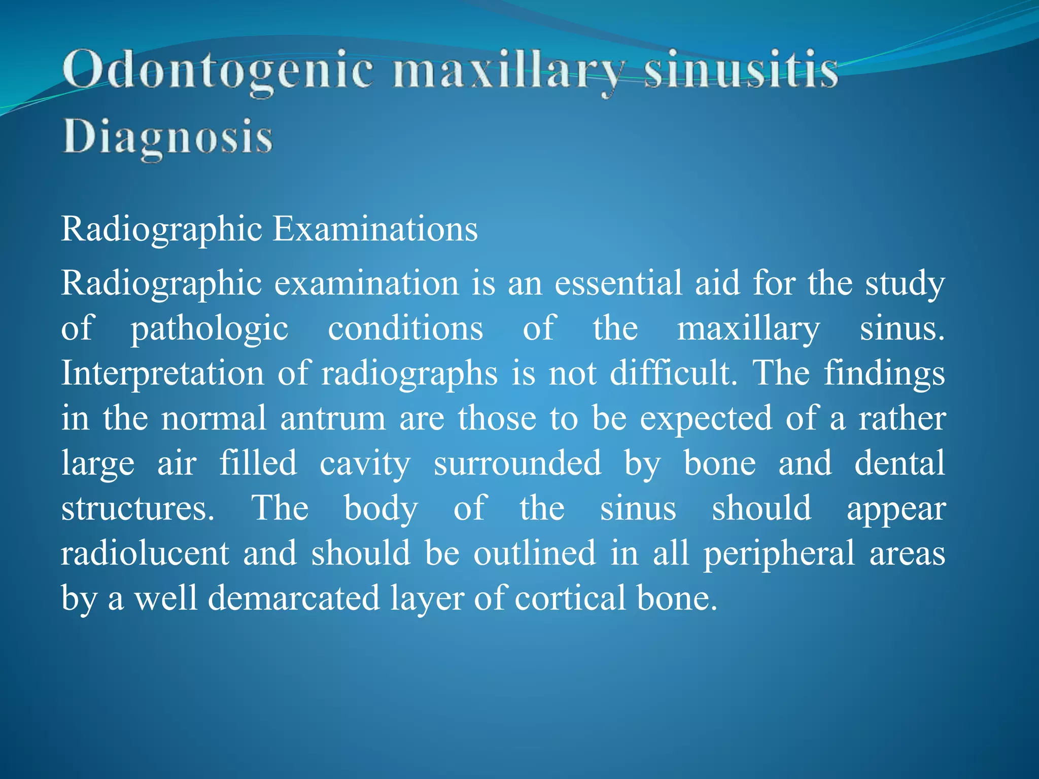 Maxillary Sinus | PPTX