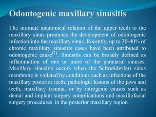 Maxillary Sinus | PPTX