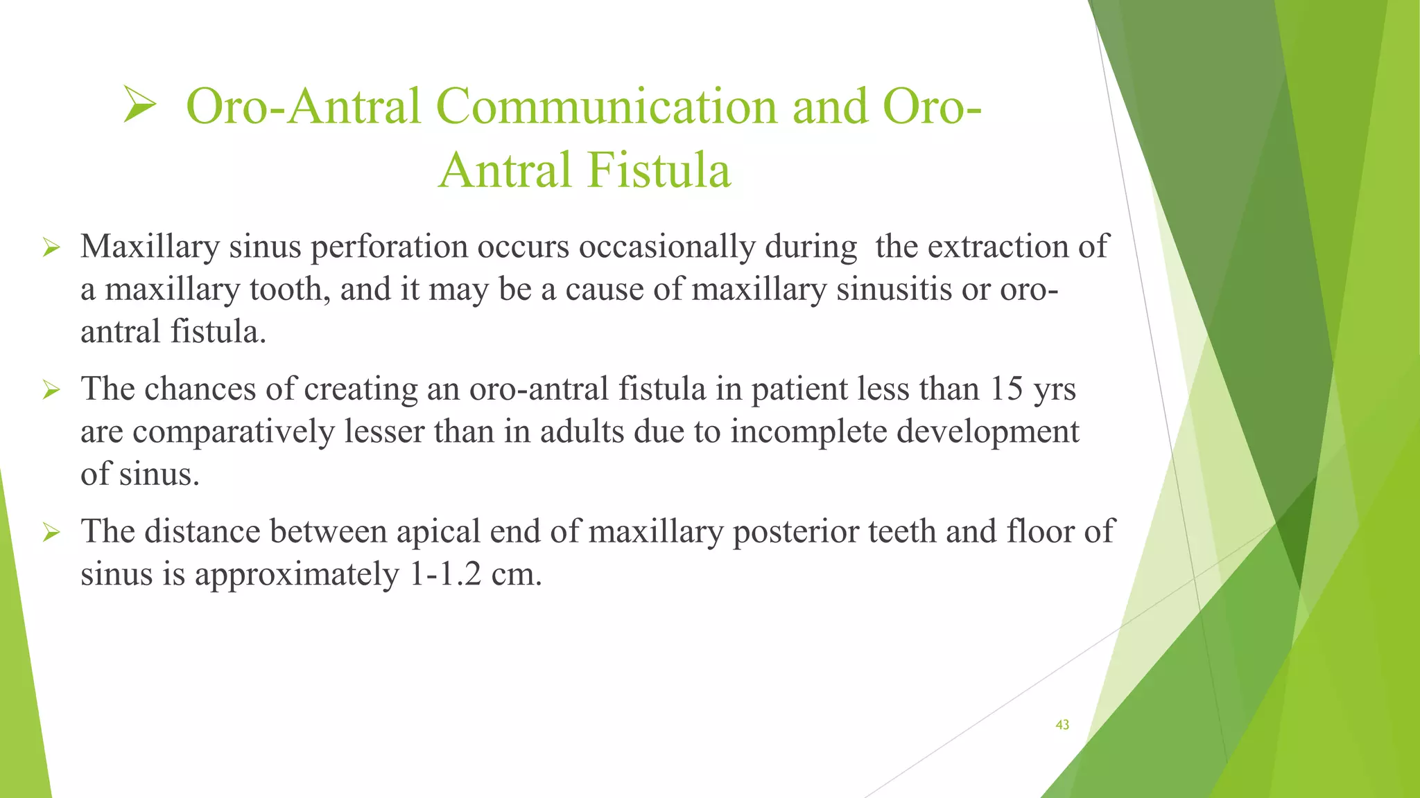 Maxillary Sinus | PPTX