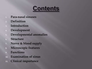 Maxillary Sinus | PPTX