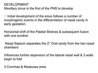 Maxillary sinus.ppt