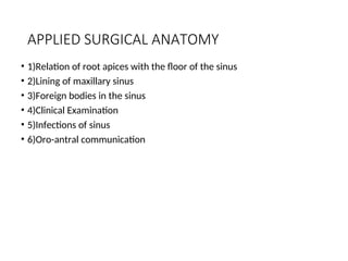 MAXILLARY SINUS AND ITS SURGICAL ANATOMY (2) (1) [Autosaved].ppt
