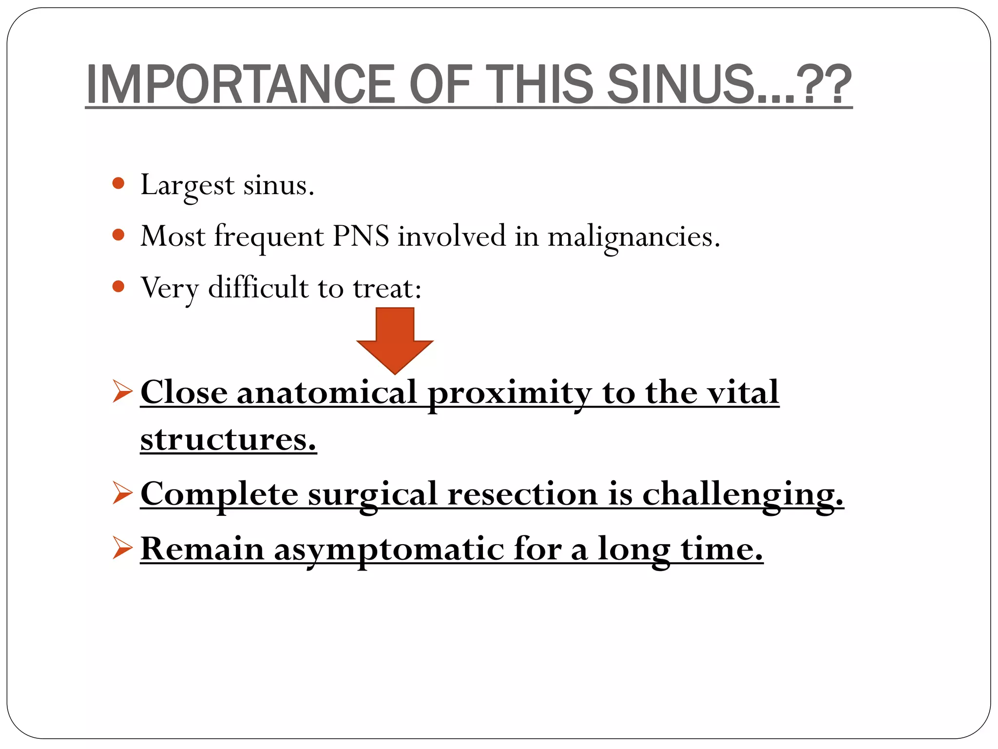 Maxillary sinus carcinoma | PPTX