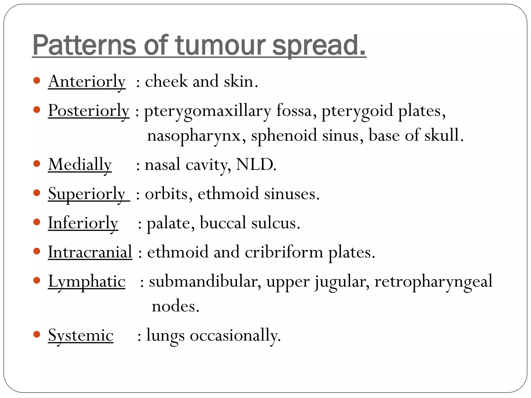 Maxillary sinus carcinoma | PPTX