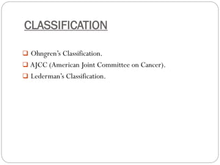 Maxillary sinus carcinoma | PPTX