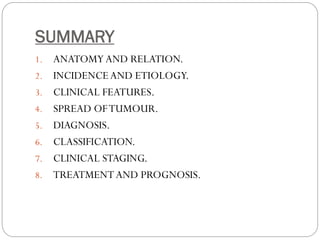 Maxillary sinus carcinoma | PPTX