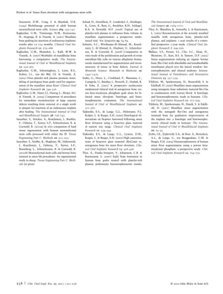 Maxillary sinus floor elevation with bovine bone mineral combined with ...