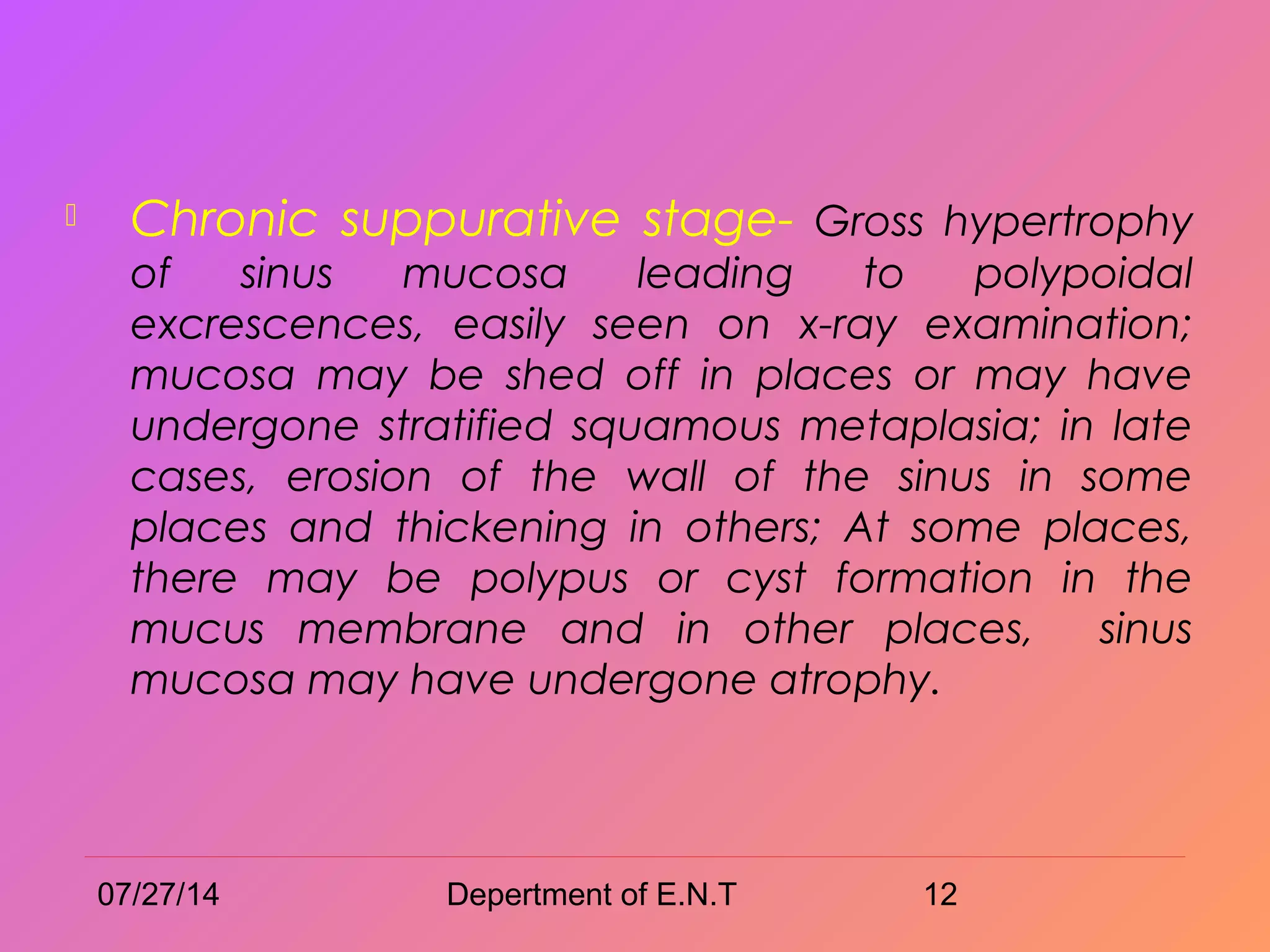 Maxillary sinusitis | PPT
