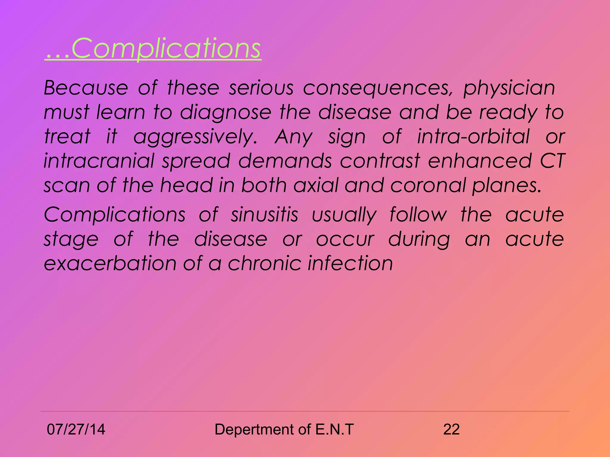 Maxillary sinusitis | PPT