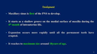 maxillary sinus anatomy histology.pptx