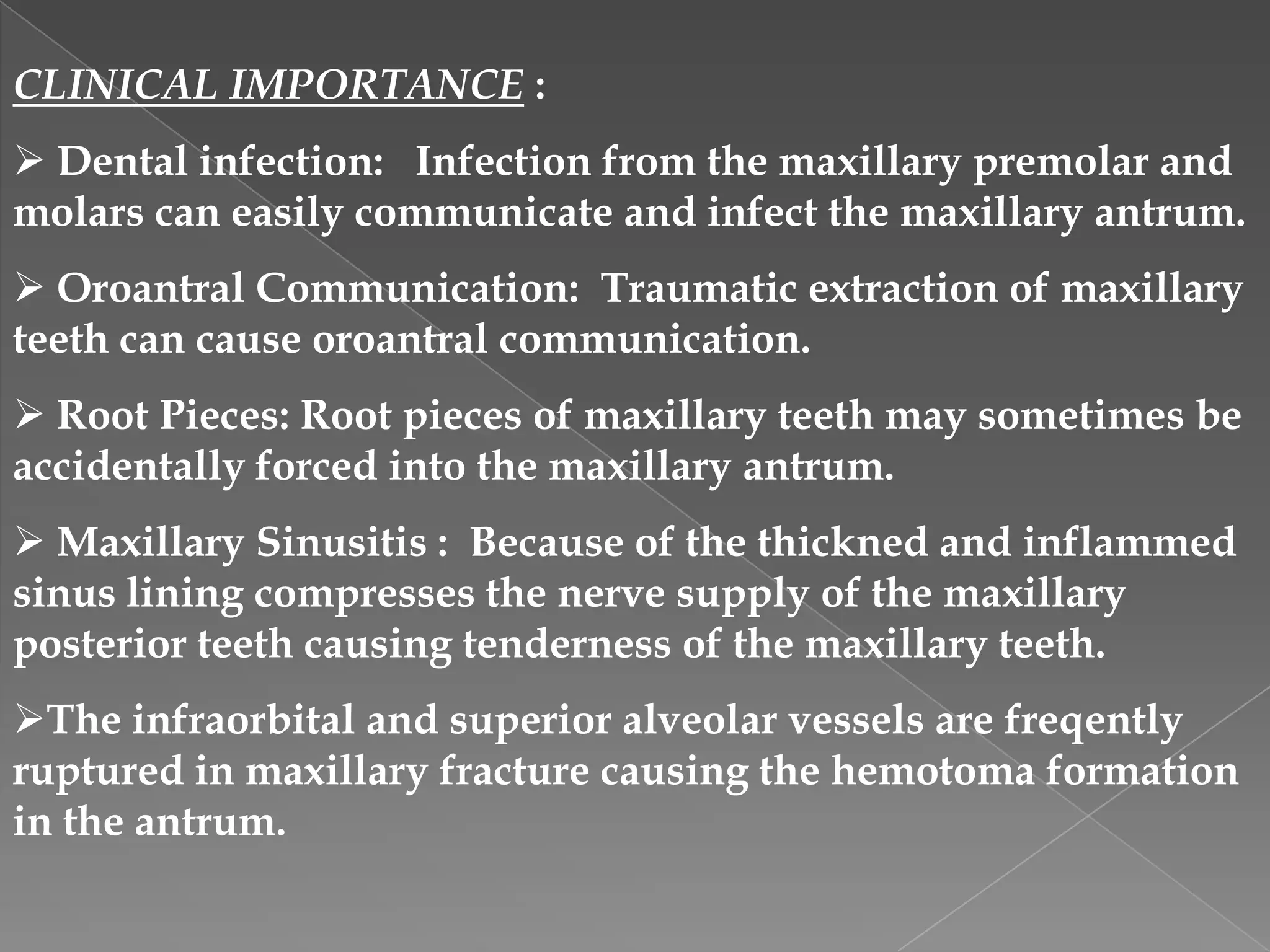 Maxillary sinus new | PPTX