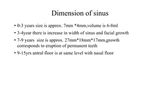 Maxillary sinus part 1 | PPTX
